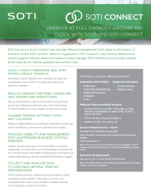 SATO Printer Management With SOTI Connect | Easy, Efficient Management